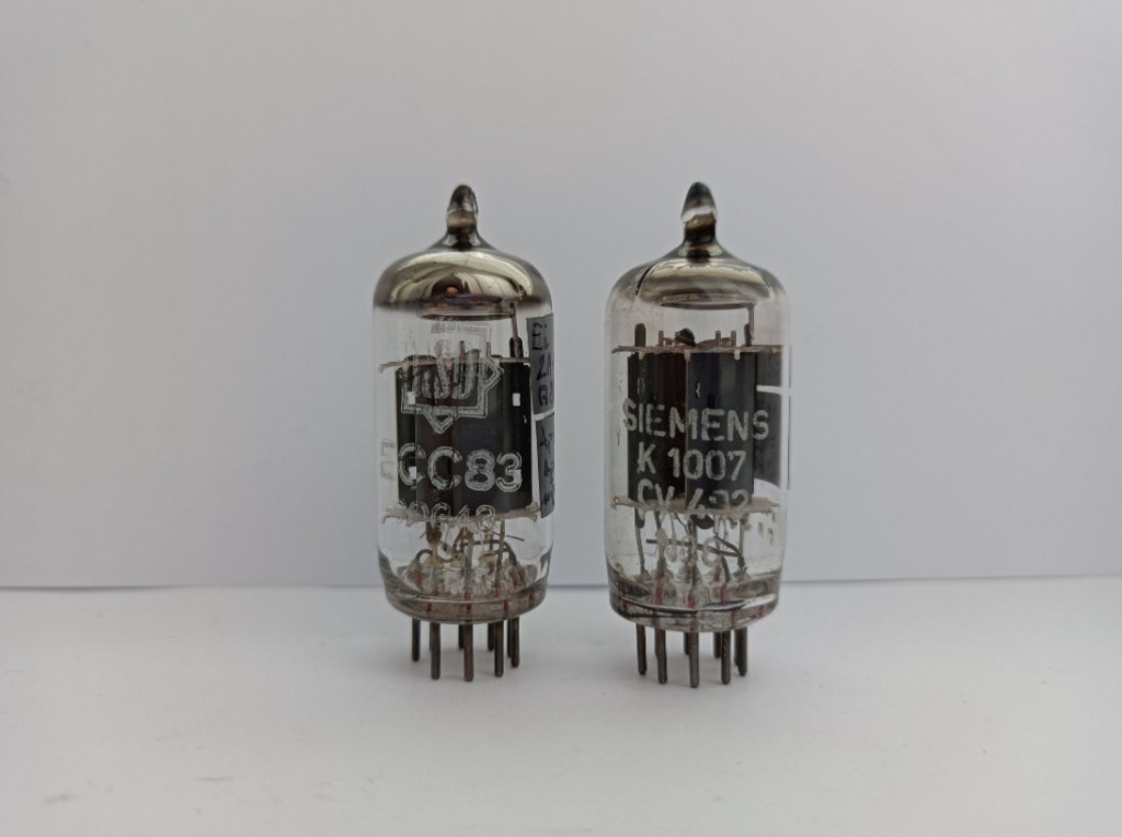 Ei ECC83 12ax7 lbl Siemens&RSD long smooth para 2 | Warszawa ...