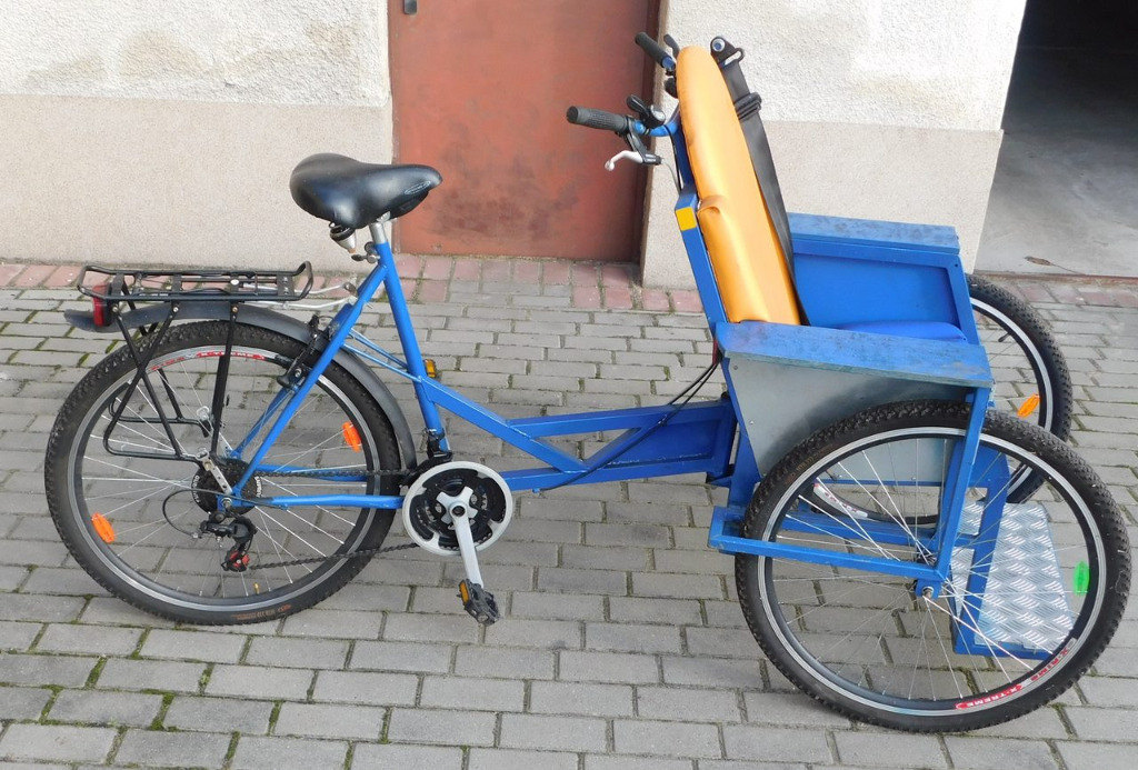 Riksza rowerowa jednosobowa dla niepełnosprawnego | Suszec | Kup teraz ...