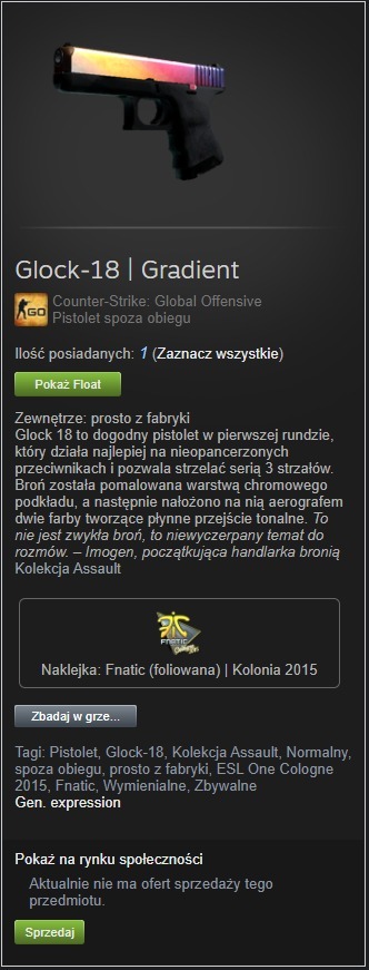 Glock Fade - Niska cena na Allegro