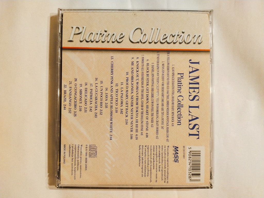 CD JAMES LAST Platine collection | Wrocław | Licytacja na Allegro Lokalnie
