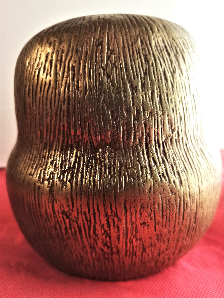 Duża stara mosiężna SOWA rzeźba stojąca odlew BDB | Bytom | Kup teraz na Allegro Lokalnie