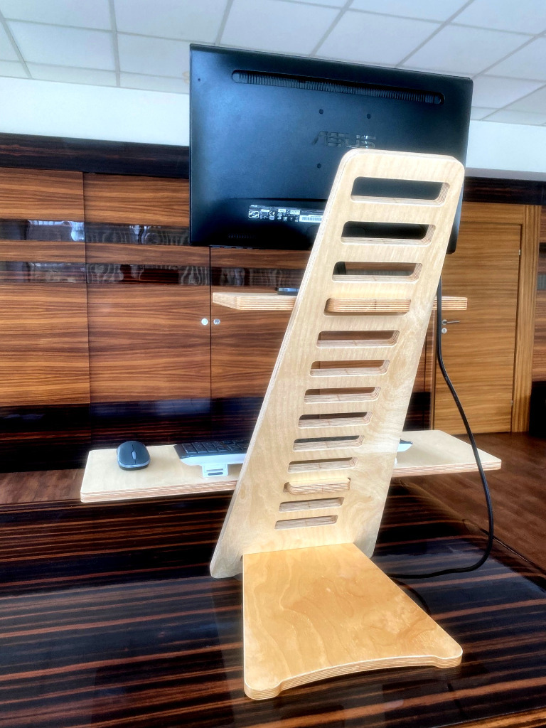 STOJAK NA KOMPUTER MONITOR Drewniany Pionowy | Izdebnik | Kup teraz na ...