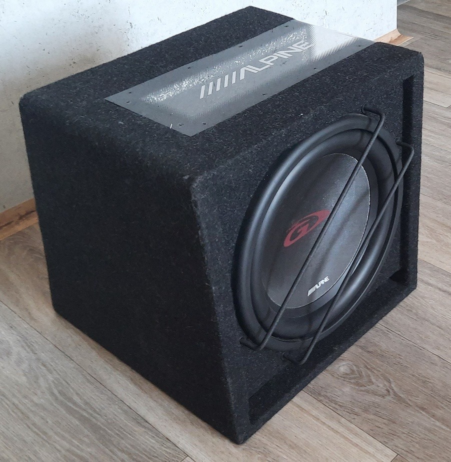 ALPINE SBG-1244BR Subwoofer samochodowy LED | Ruda Śląska | Ogłoszenie ...
