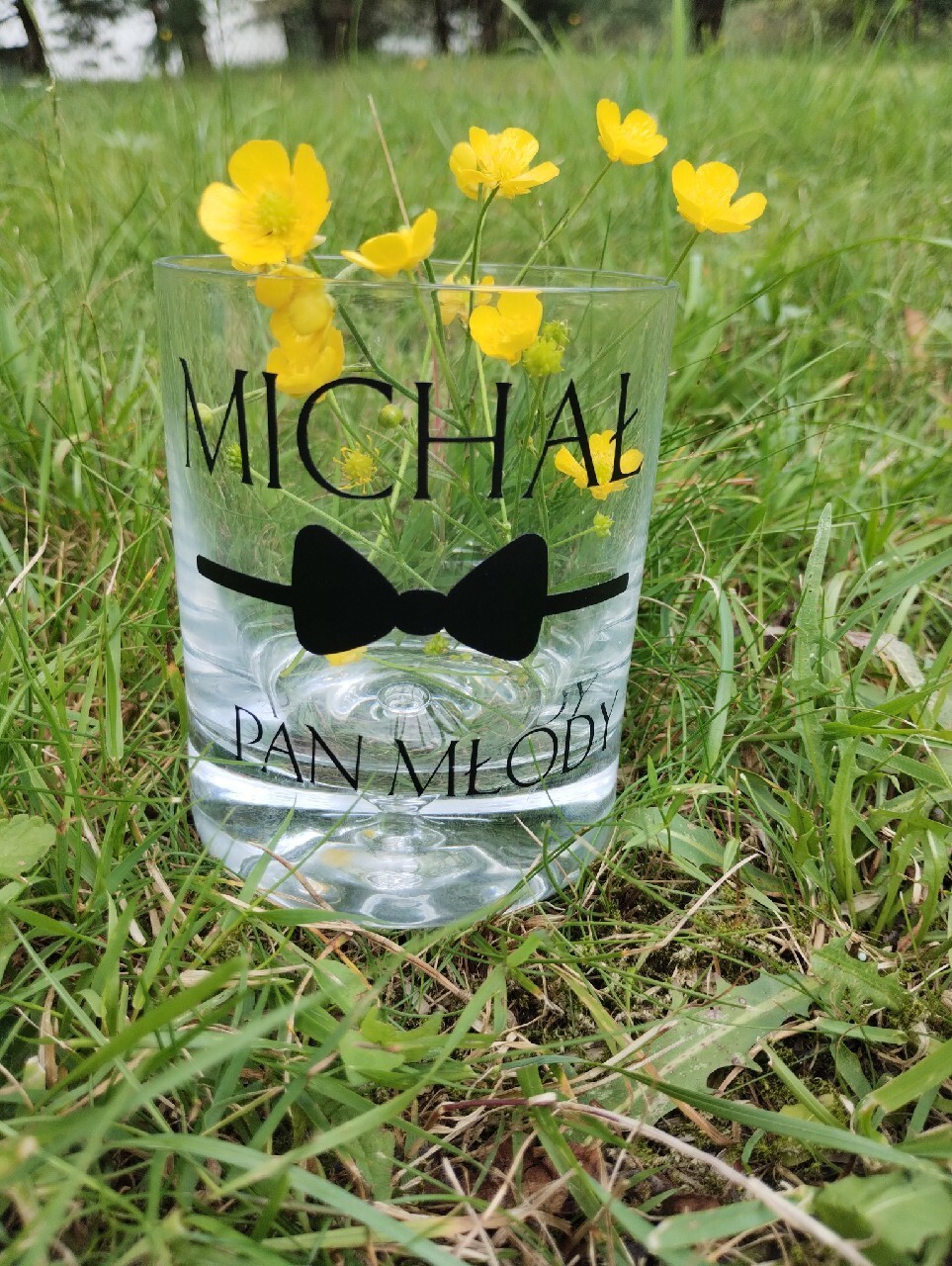 Szklana personalizowana whisky pan młody świadek | Brenna | Kup teraz ...