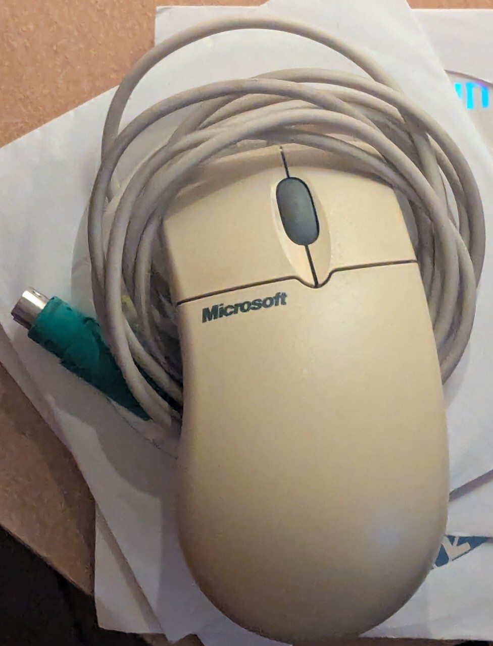 Microsoft InteliMouse 1 1A PS 2 sprawna mysz myszka Inteli Mouse ...