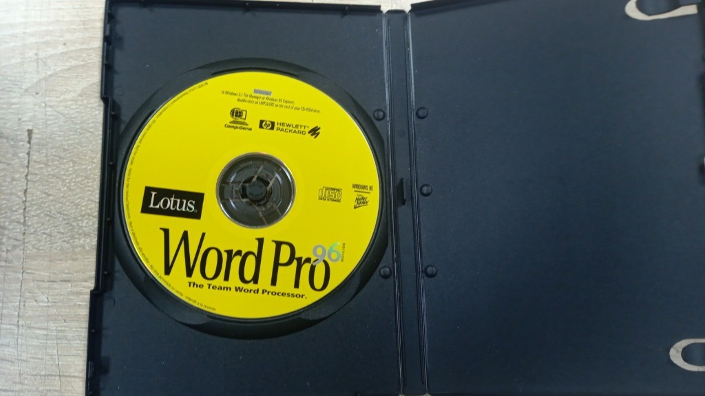 LOTUS Word Pro 1996 rarytas płyta Oryginał | Prudnik | Kup teraz na ...