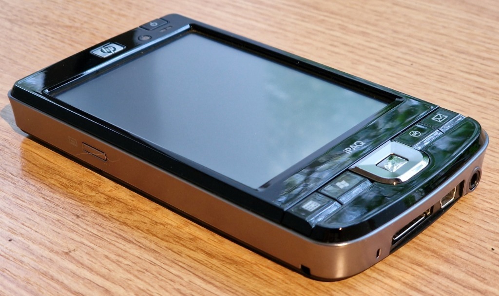 HP palmtop iPAQ 214 Windows komplet kolekcjonerski stan gabinetowy ...