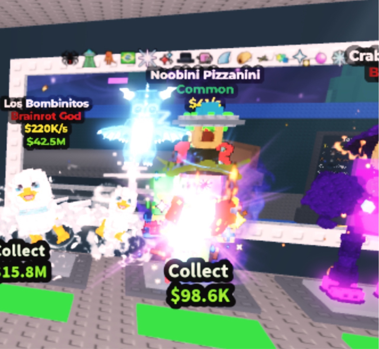 Noobini pizzanini z wszystkimi efektami sab steal a brainrot | Warszawa ...