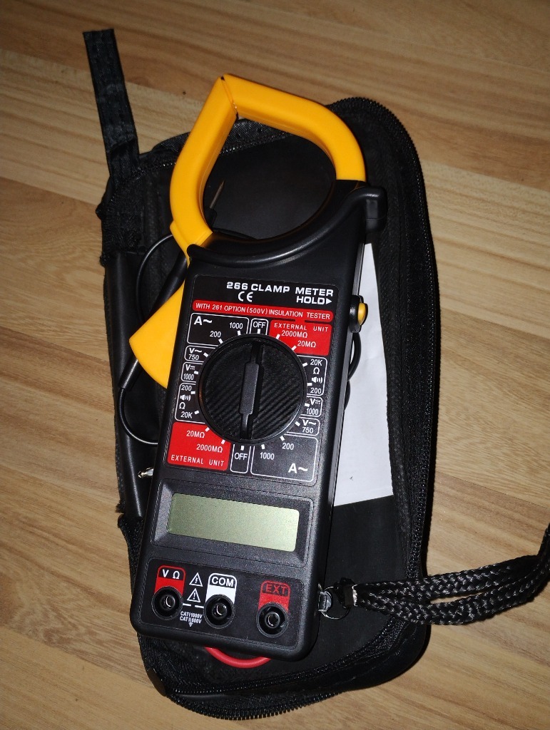 CYFROWY MIERNIK CĘGOWY DIGITAL CLAMP METER 266 | Słupca | Kup teraz na Allegro Lokalnie