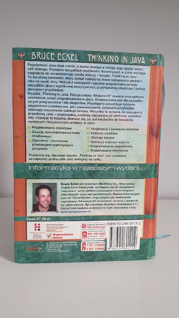 Thinking in Java Wydanie IV Bruce Eckel | Kraków | Kup teraz na Allegro ...