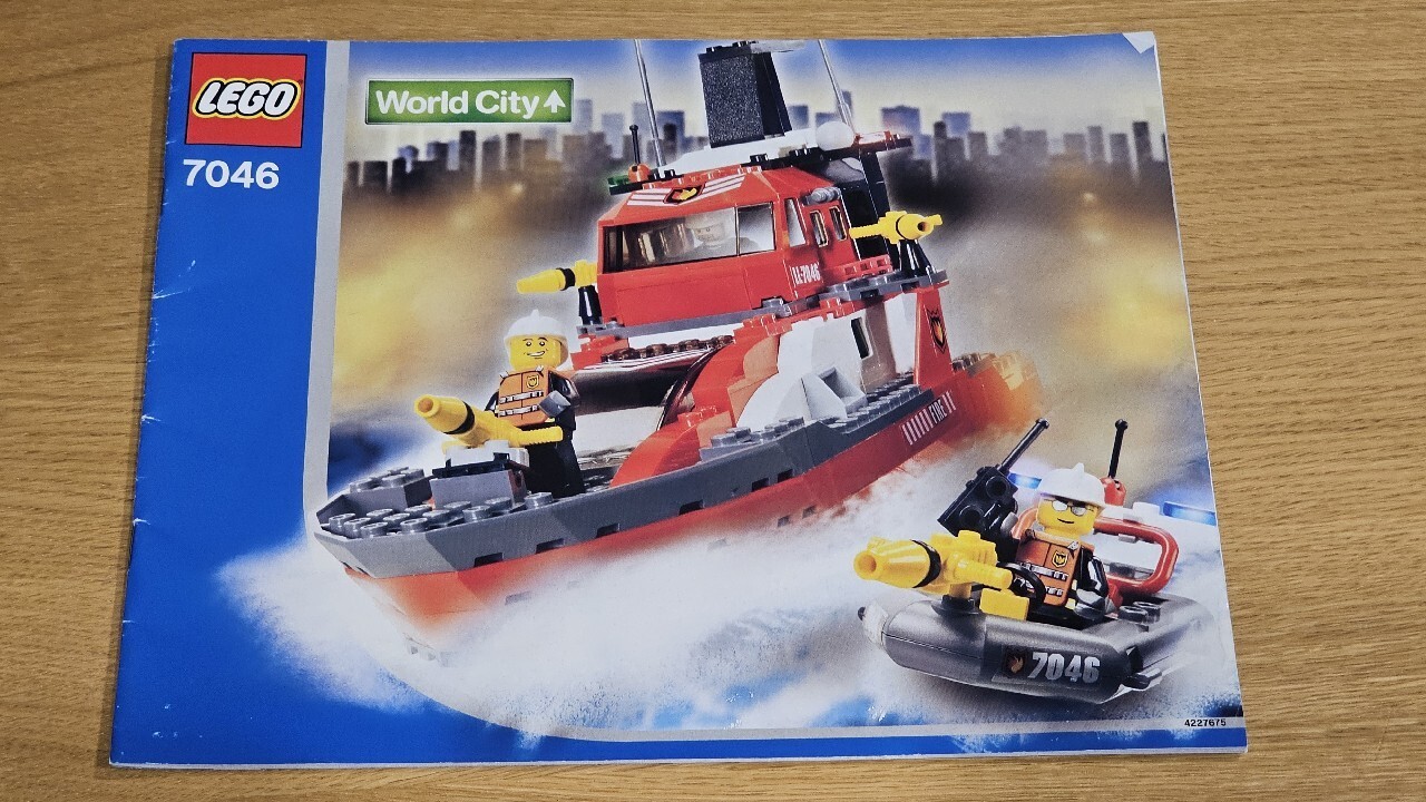 LEGO Town 7046 z 2004r Statek Fire Command Craft | Łódź - Widzew | Kup ...