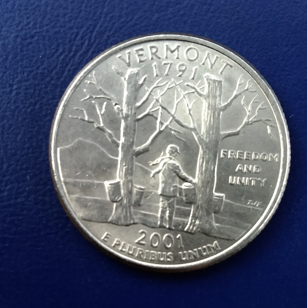 USA, Quarter dollar, 2001, Vermont 1791 | Gdańsk | Licytacja na Allegro ...