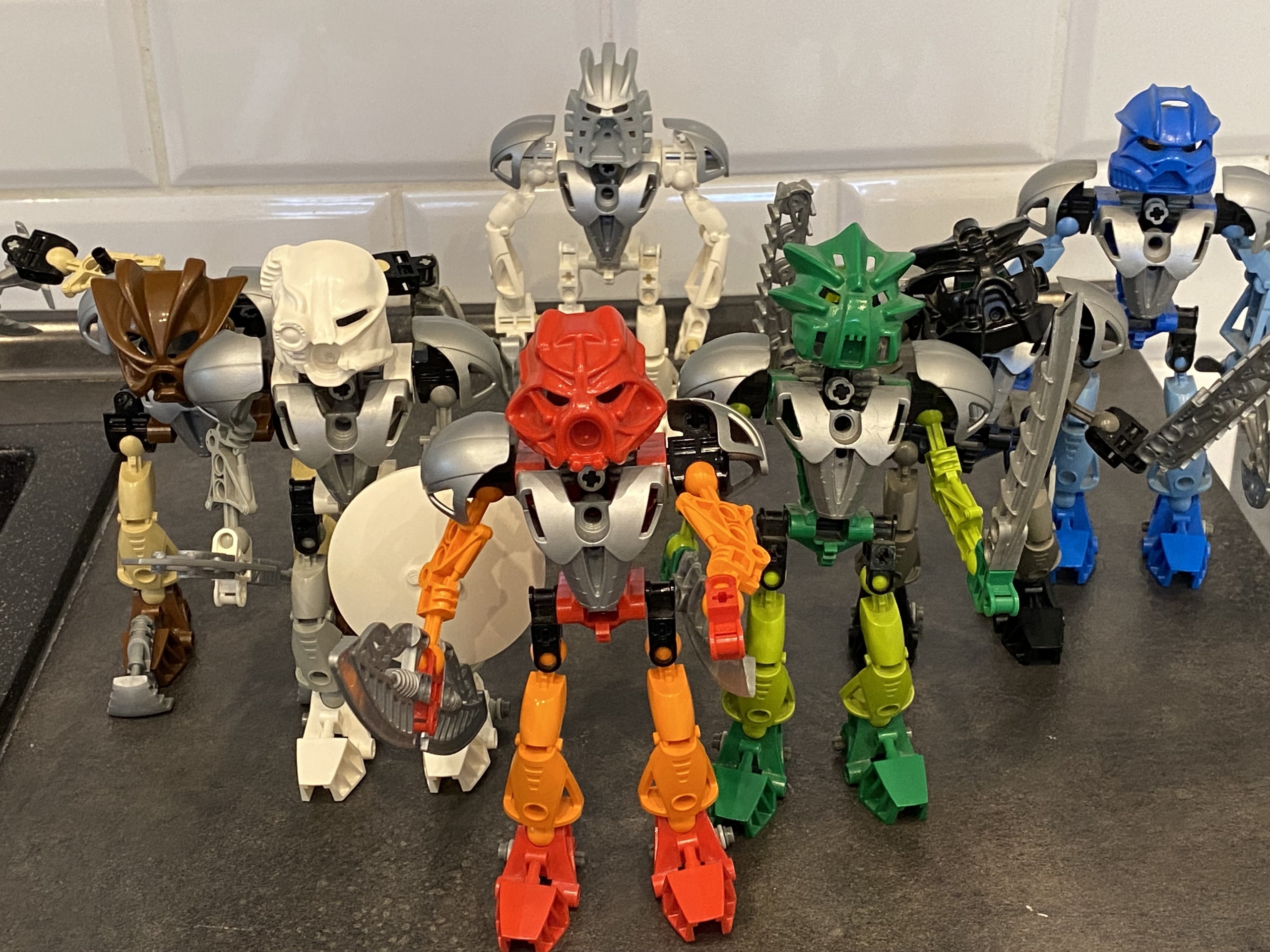 Lego Bionicle Toa Nuva, siedmiu Toa, cała seria | Siedlce | Kup teraz ...