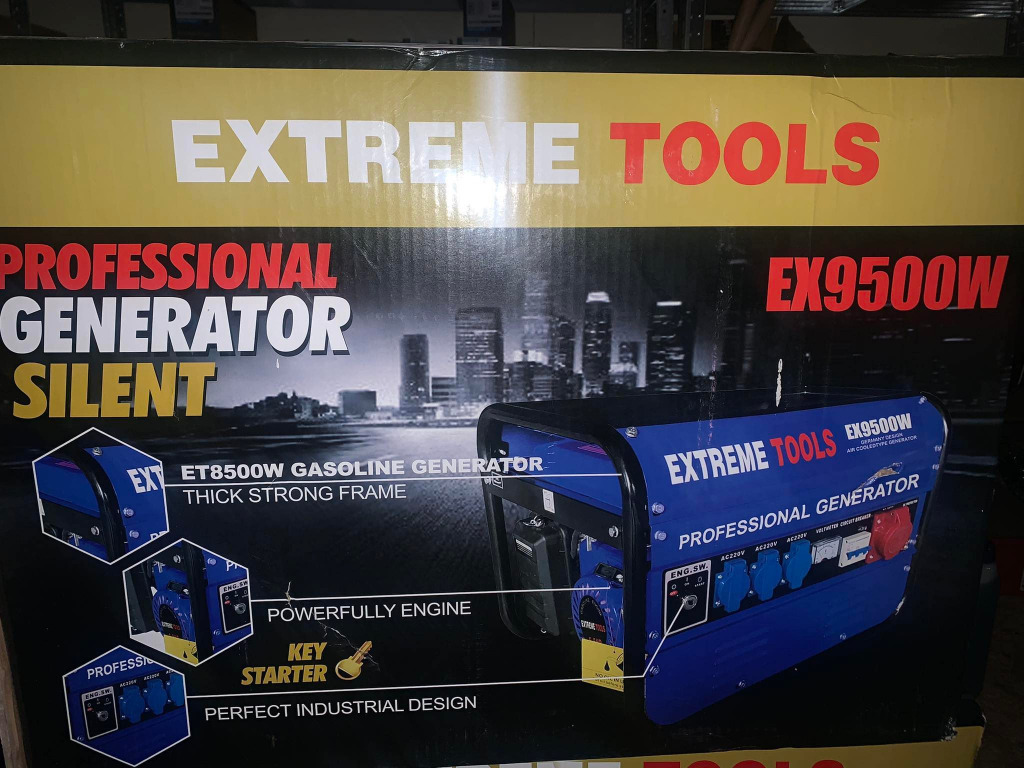 Agregat prądotwórczy EXTREME TOOLS EX 9500 W | Suwałki | Kup teraz na ...
