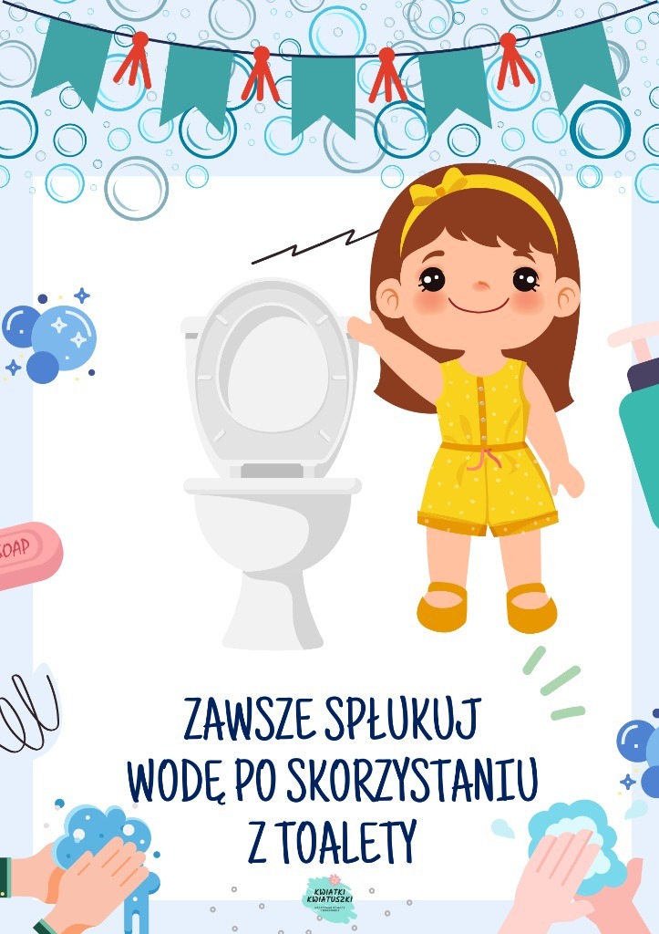 Toaleta zasady korzystania z toale przedszkole pdf | Rzeszów | Kup ...
