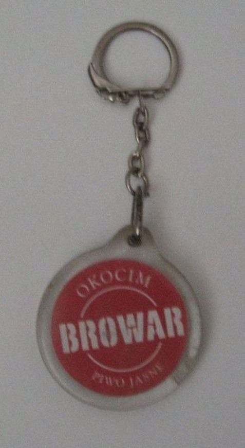 Breloczek BROWAR OKOCIM piwo jasne z PRLu | Nowa Dęba | Licytacja na Allegro Lokalnie