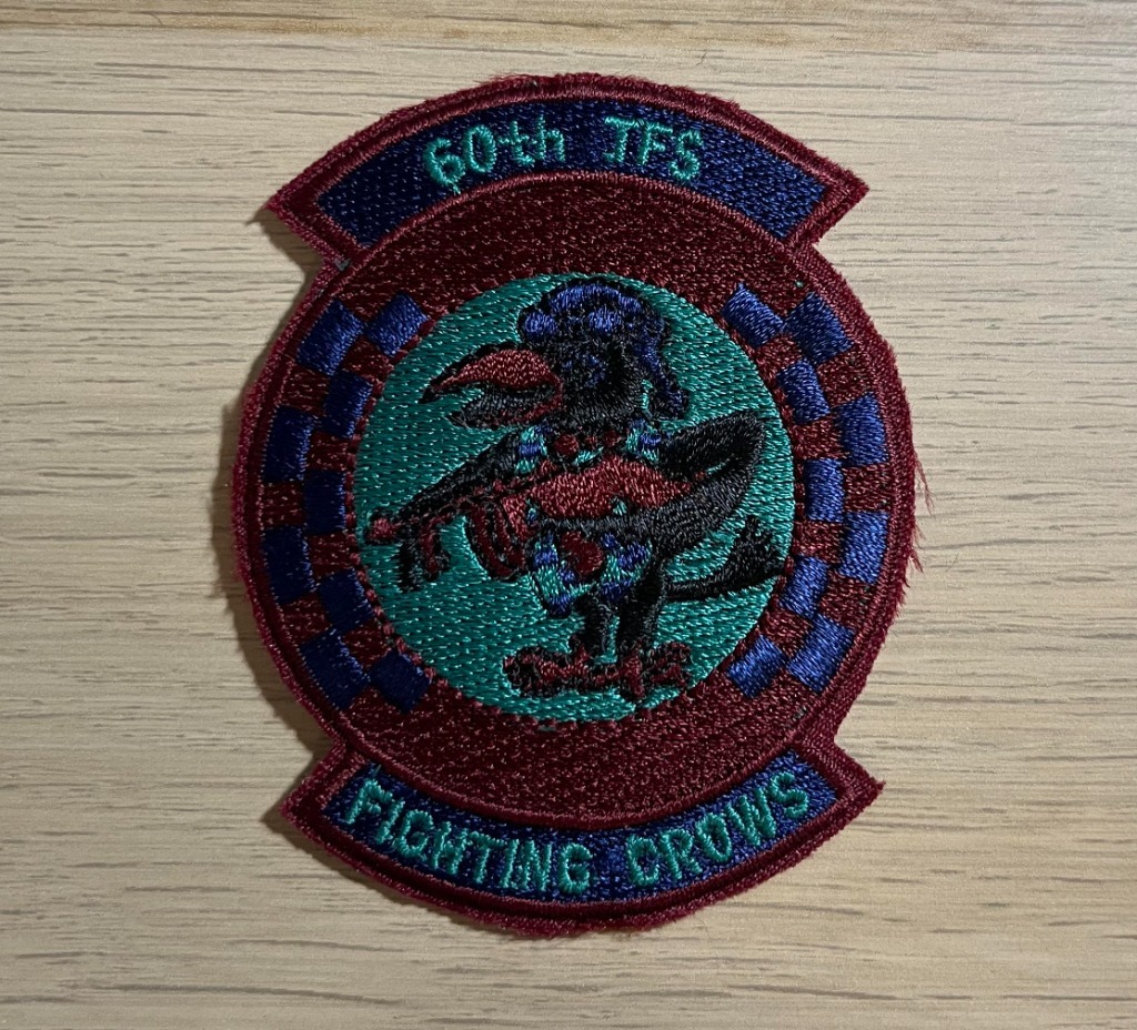 Naszywka USAF 60th Tactical Fighter Squadron "Fighting Crows" TFS ...