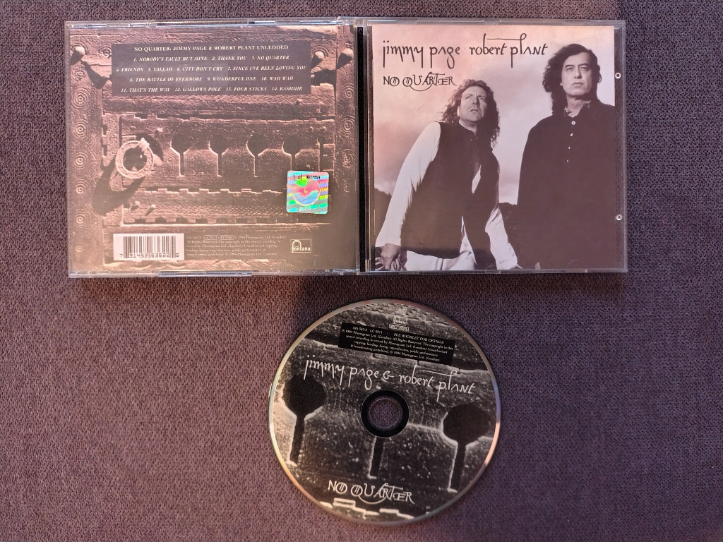 Jimmy Page & Robert Plant No Quarter CD 1994 | Słupsk | Kup teraz na ...