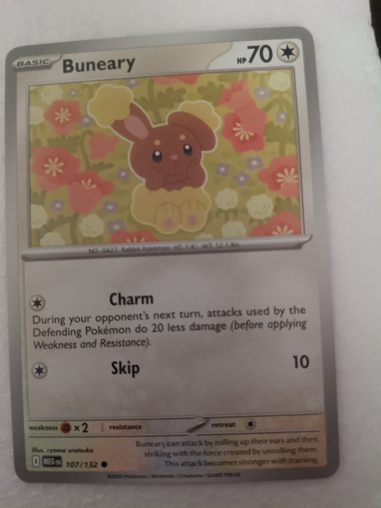 Buneary 107/132 Karta POKEMON TCG Mega evolution | Siedlce | Kup teraz ...