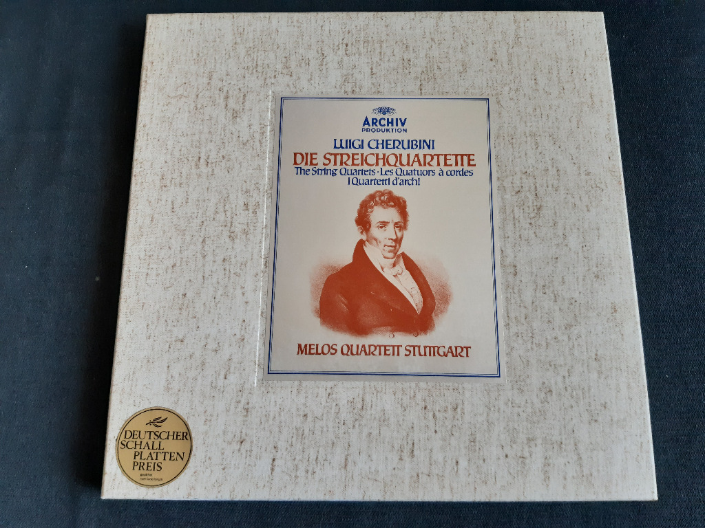 Luigi Cherubini Quartets Melos Quartett Archiv 3LP | Kraków | Kup teraz na Allegro Lokalnie
