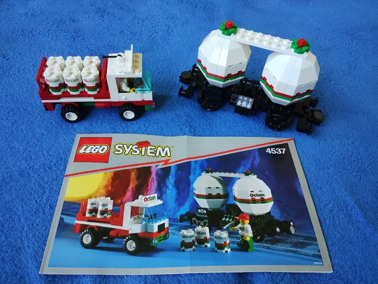 Lego train 4537 Cysterna Octan transport paliwa z instrukcją | Bielsko ...