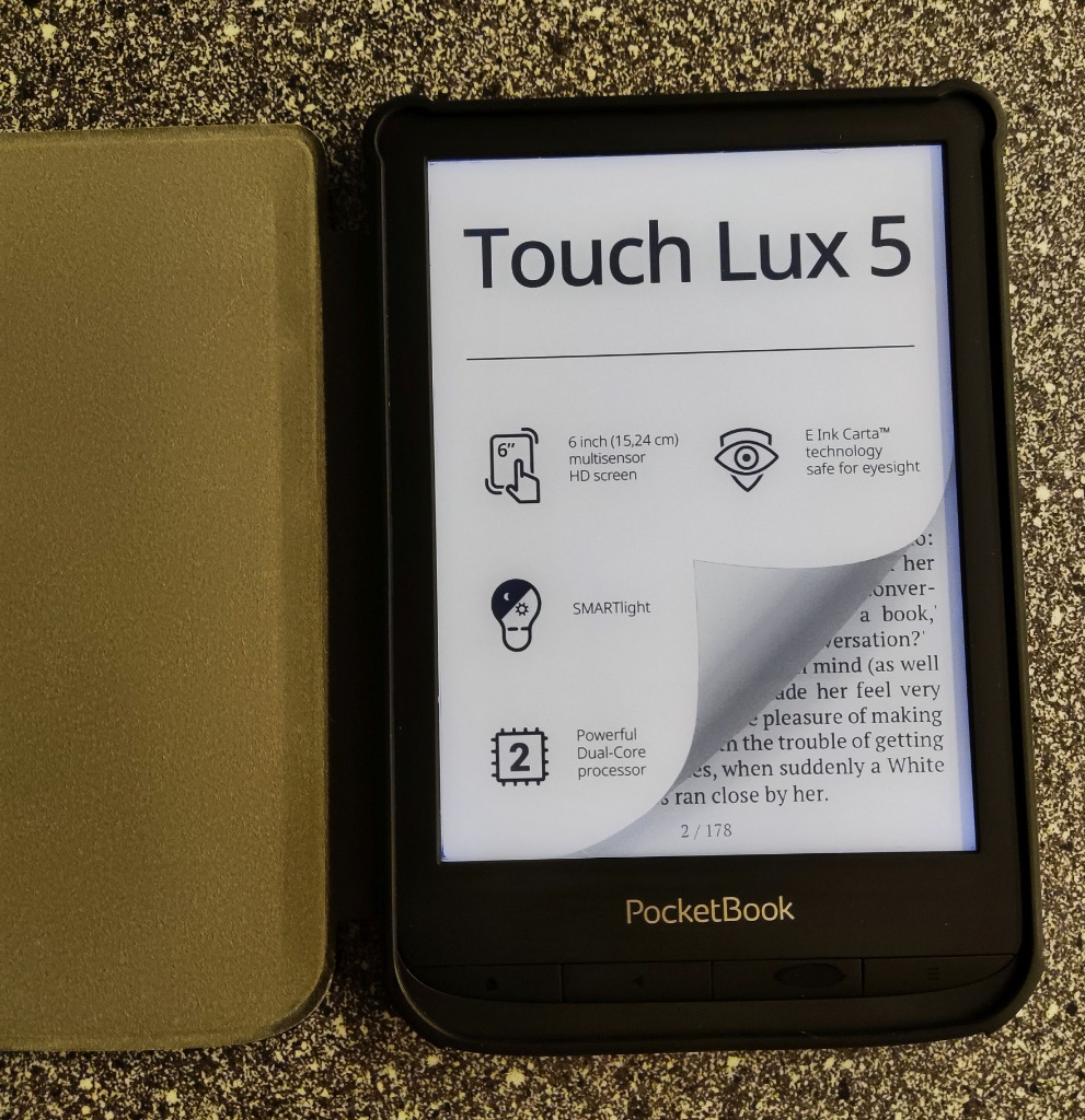 Czytnik PocketBook 628 Touch Lux 5 8 GB 6 " czarny | Łódź | Kup teraz ...