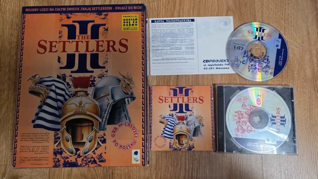 PC The settlers 3 PL premierowe wydanie polskie big box | łambinowice ...