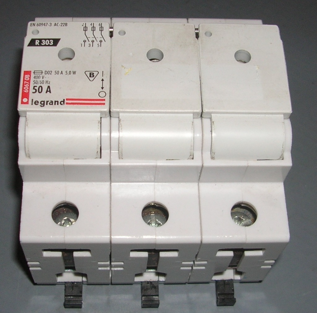 Rozłącznik bezpiecznikowy 50A 3P R303 Legrand | Wrocław | Kup teraz na ...