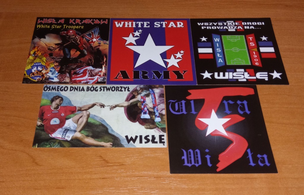 Vlepki wlepki Wisła Kraków Seria 10 | Kraków | Kup teraz na Allegro ...