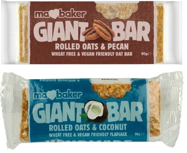 2x Ma Baker Giant Bar batoniki owsiane 90g UK | Suwałki | Kup teraz na ...