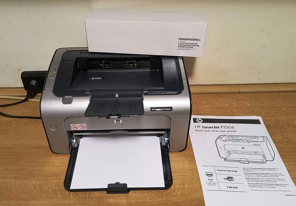 HP LaserJet P1006 drukarka z m tonerem | Gdańsk | Kup teraz na Allegro ...