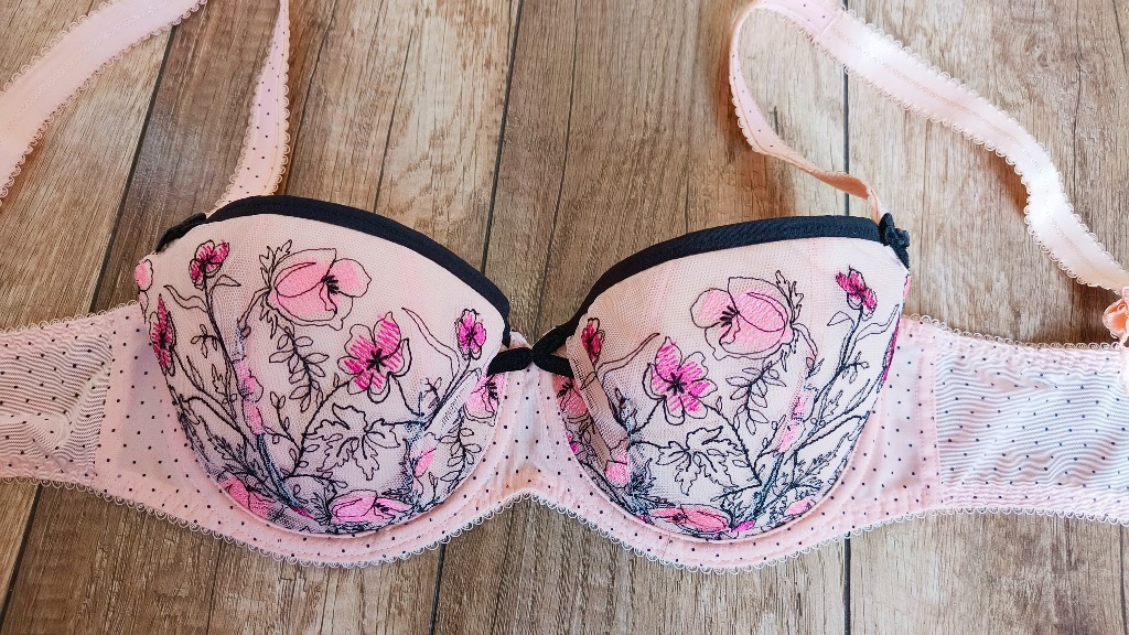 Freya Kiyoko 30f 65f 65g balkonetka half cup różowy pudrowy Japonia ...