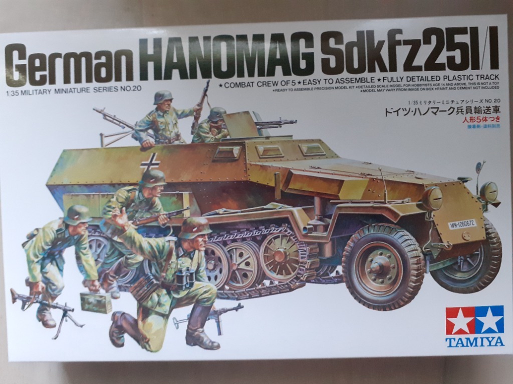 Tamiya 35020 Hanomag Sdkfz 251/1 1:35 | Lubień | Licytacja na Allegro ...