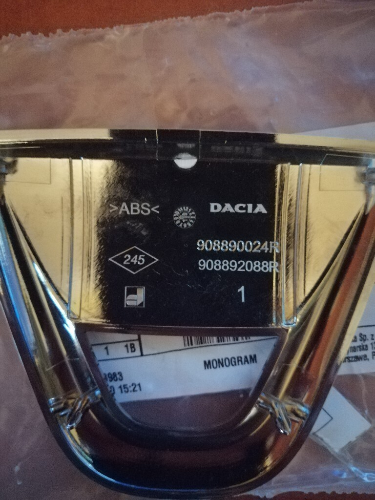 Emblemat znaczek logo DACIA | Bydgoszcz | Kup teraz na Allegro Lokalnie