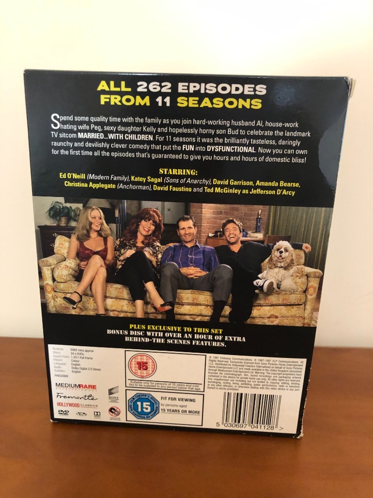 Zestaw DVD, wszystkie odcinki Świata Według Bundych - Married with ...