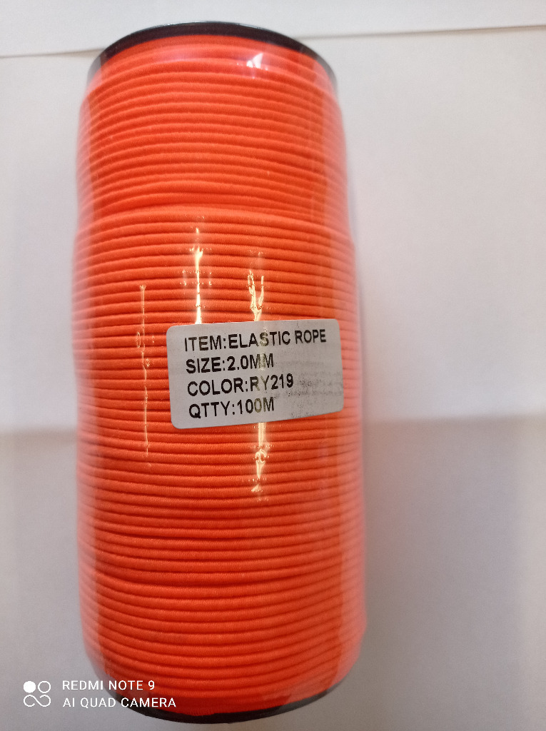 Gumosznurek guma w oplocie okrągła 2 mm orange 5m | Tychy | Kup teraz ...