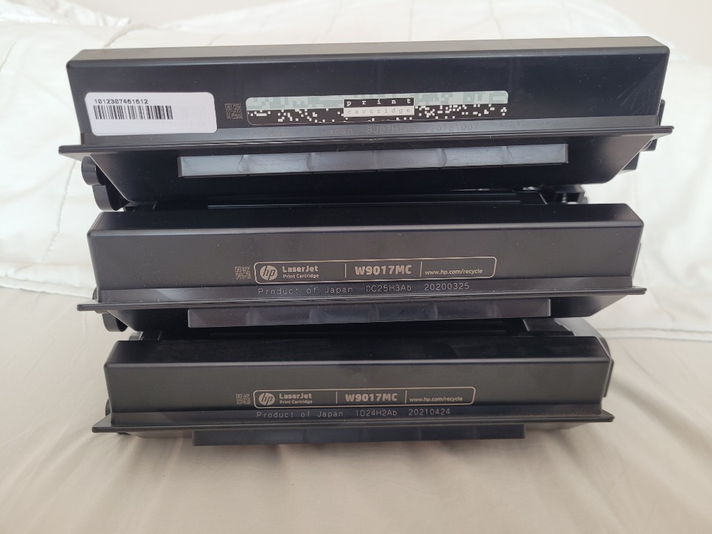 Pusty Toner HP W9017MC oryginalny 2+1 sztuki | Szczekociny | Kup teraz ...