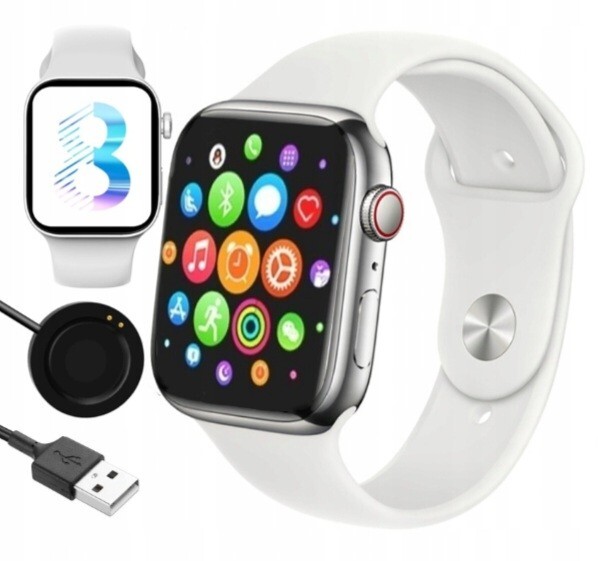 Smartwatch Series 9 Max biały | Katowice | Kup teraz na Allegro Lokalnie