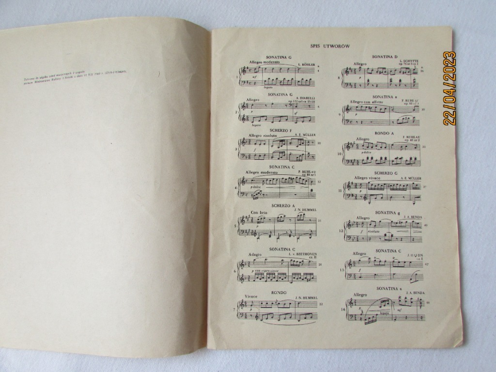 Nuty - Sonatiny na fortepian 2 - Stanisława Raube | Świdnik | Kup teraz ...