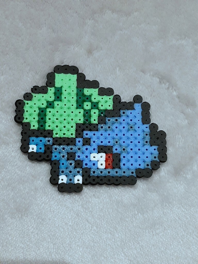 BULBASAUR POKEMON magnesy FIGURKI z koralików Hama | Białystok | Kup ...