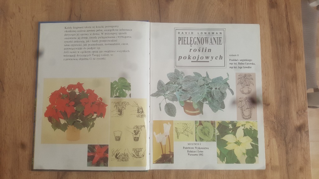 Pielęgnowanie roślin pokojowych David Longman Cz 1 | Wołomin | Kup teraz na Allegro Lokalnie