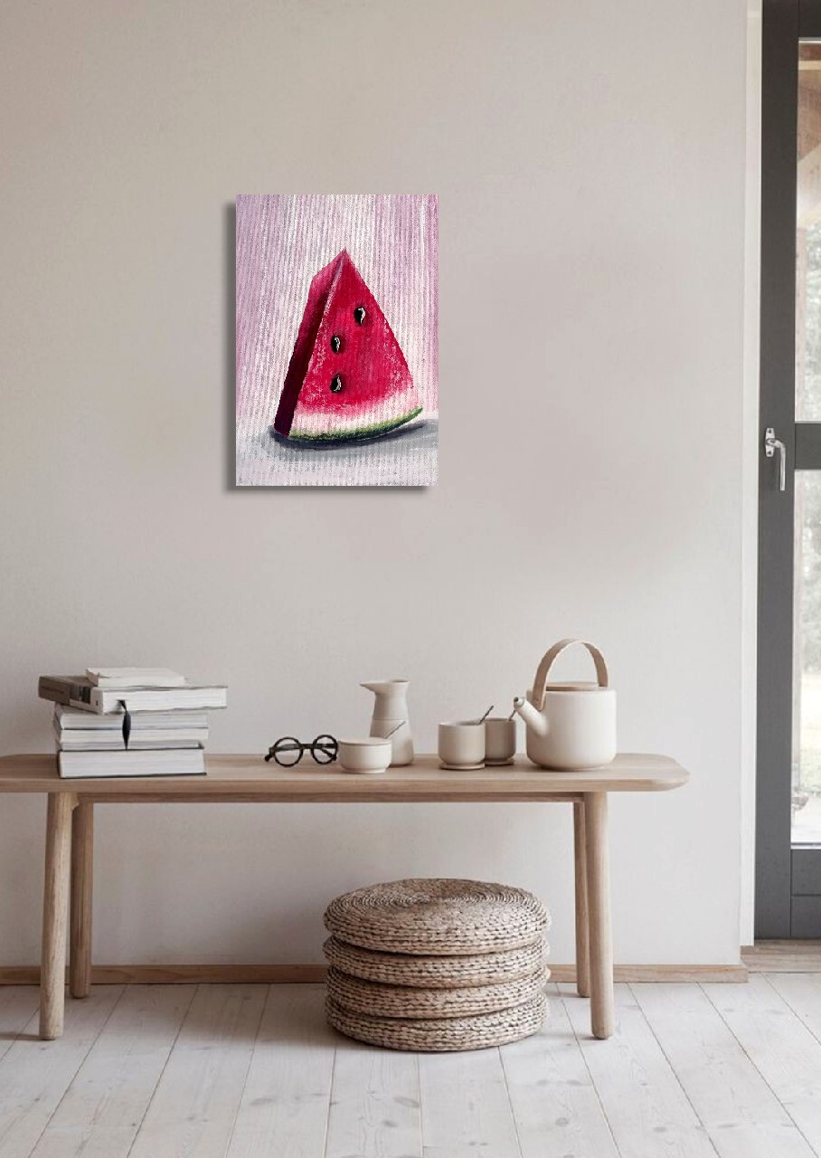 Obraz RĘCZNIE malowany | Arbuz | Wałbrzych | Kup teraz na Allegro Lokalnie