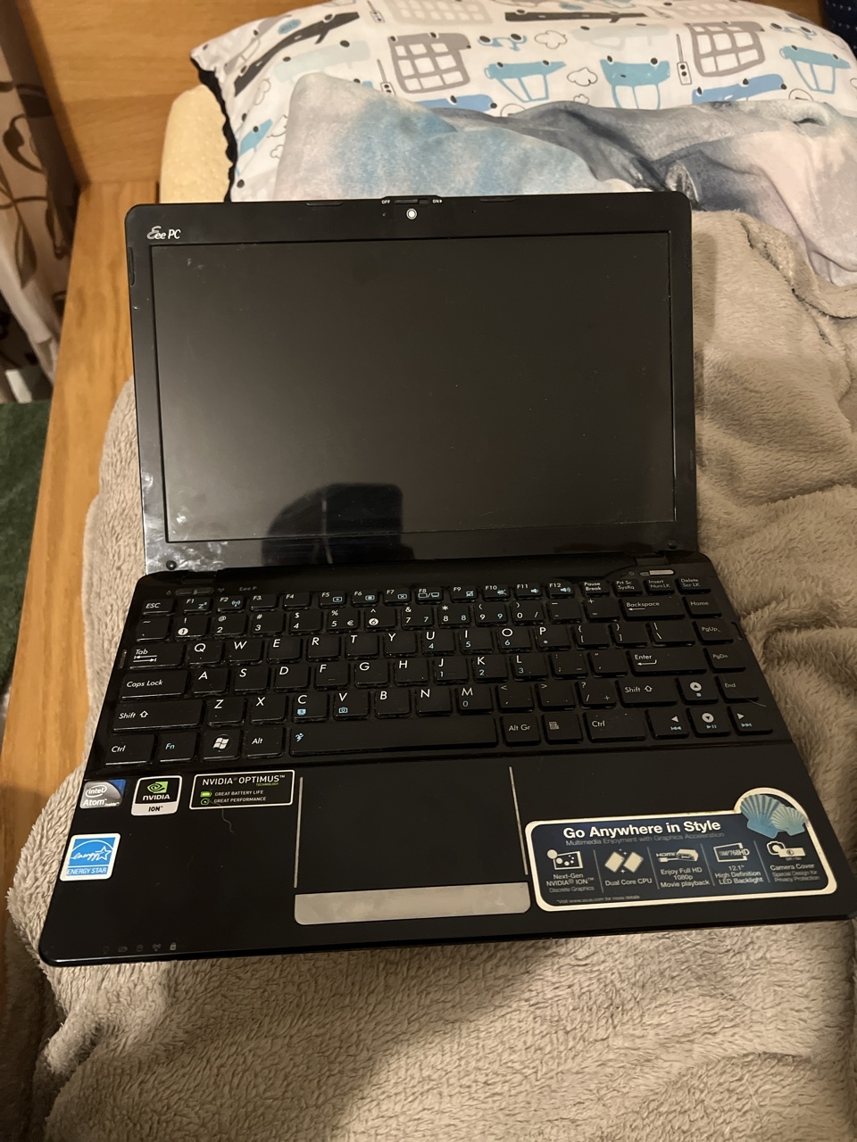 Laptop netbook Asus PC 1215N 240gb HDD 2gb Intel atom nvidia ion ...