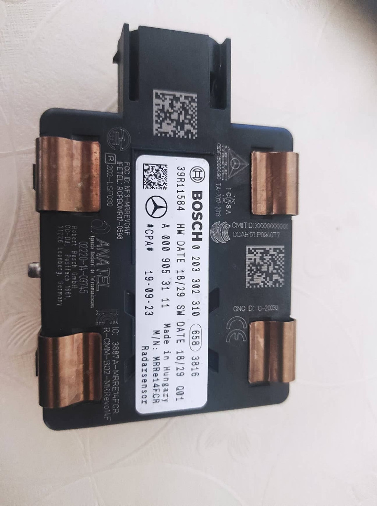 RADAR SENSOR MODUŁ MERCEDES CKLASA W205 GLC W253 | Głobino | Kup teraz ...