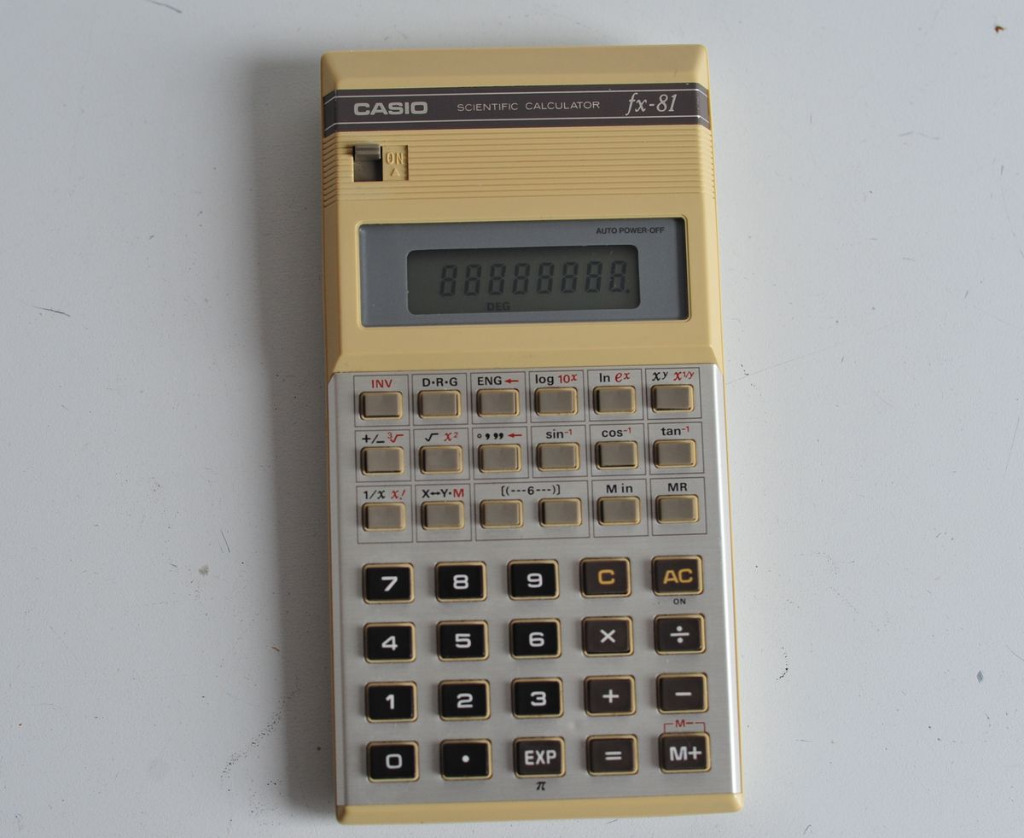 Stary kalkulator naukowy Casio fx-81 | Sejny | Kup teraz na Allegro ...