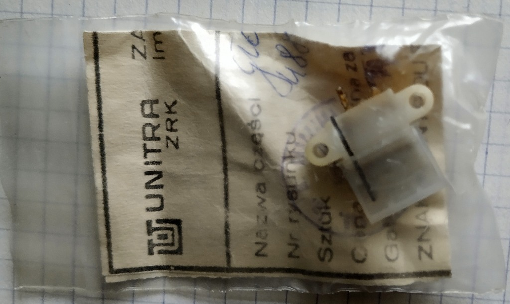 UNITRA ZRK Głowica kasująca K12102 do magnetofonu MK121 NOWA | Warszawa ...