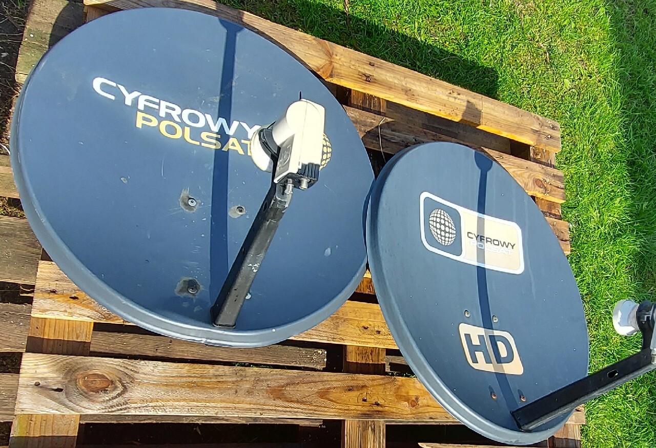 Antena satelitarna DUAL Canal+ Cyfrowy Polsat | Radzymin | Kup teraz na Allegro Lokalnie