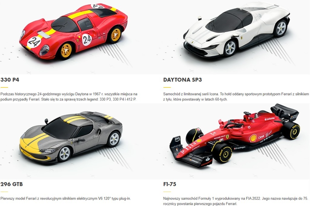 Kolekcja Ferrari Shell 2023 komplet 4 autka | Warszawa | Kup teraz na ...