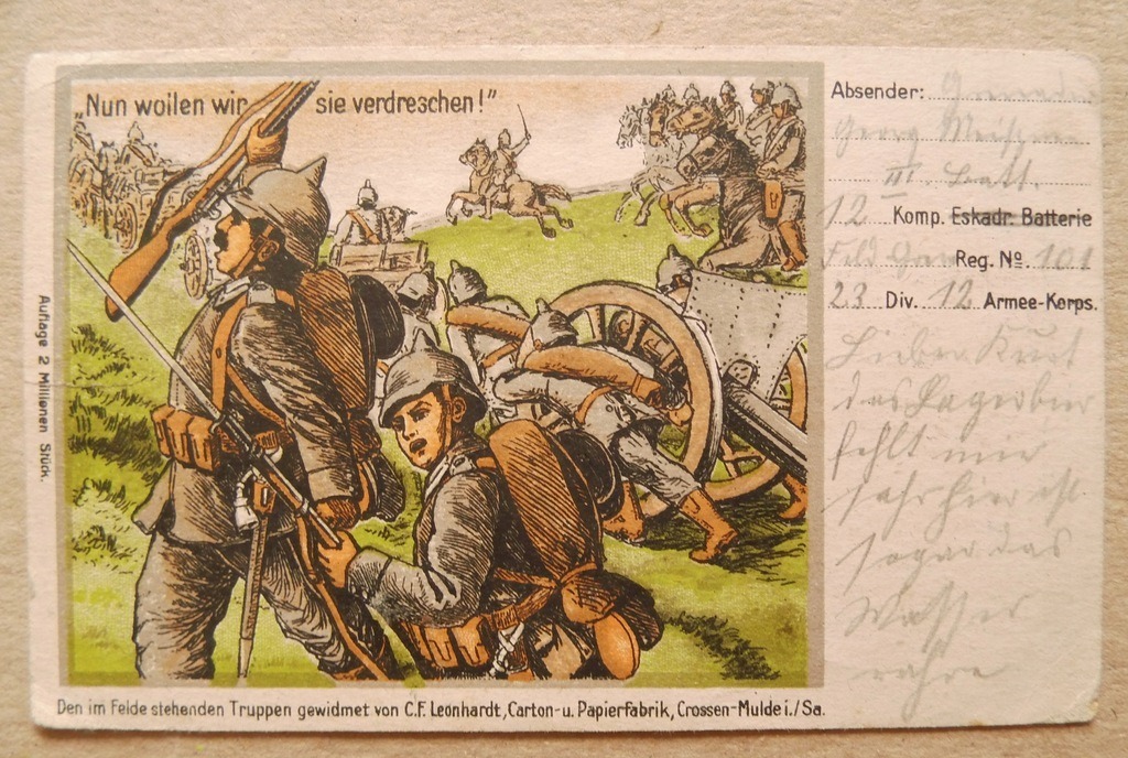 Niemcy Atak 23 Dywizja 1915 | Malbork | Kup teraz na Allegro Lokalnie