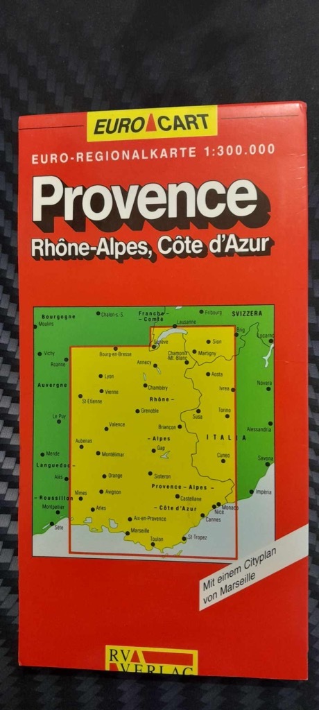 Mapa Prowansja (Euro Cart) FR./ENG | Warszawa | Kup teraz na Allegro ...